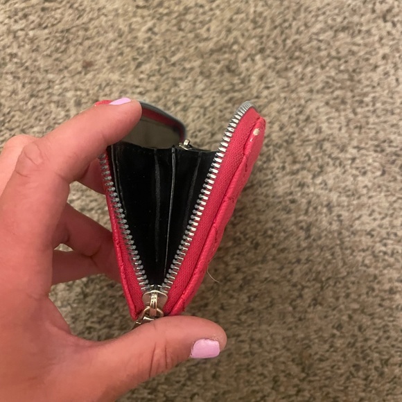 Betsey Johnson | Bags | Betsey Johnson Pink Heart Wallet | Poshmark